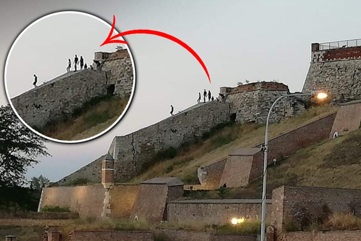 OVO NIKAKO, ALI NIKAKO NEMOJTE RADITI: Popeli se na liticu koja je OPASNA PO ŽIVOT, SNIMAK JE ...