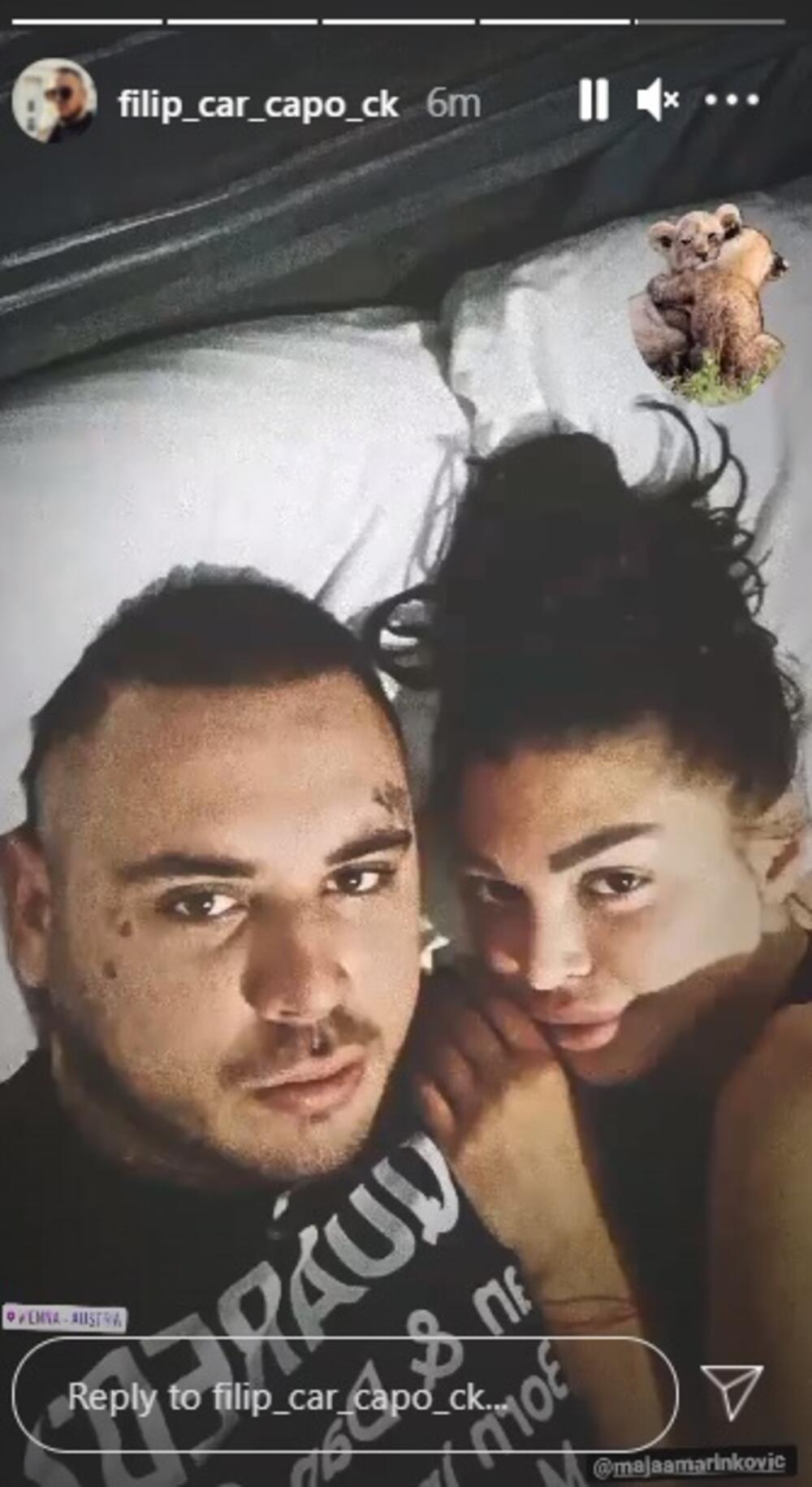 FILIP CAR PODELIO INTIMNU FOTKU IZ KREVETA, PORED NJEGA JE MAJA! Pribila se uz NJEGA, vrelina ...