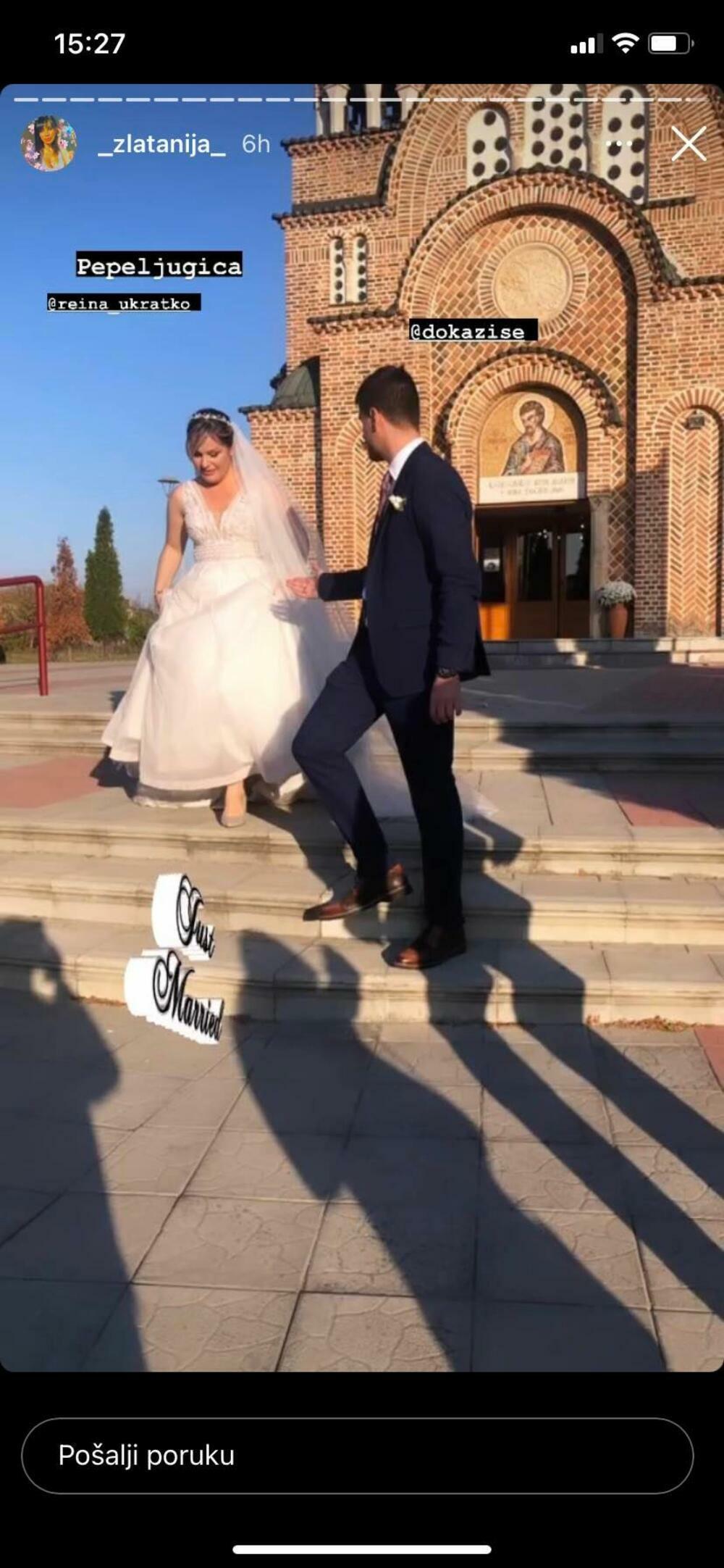 NOVI DETALJI SA VENČANJA ĆERKE ZORICE BRUNCLIK! Mlada u PRELEPOJ VENČANICI izašla iz crkve!