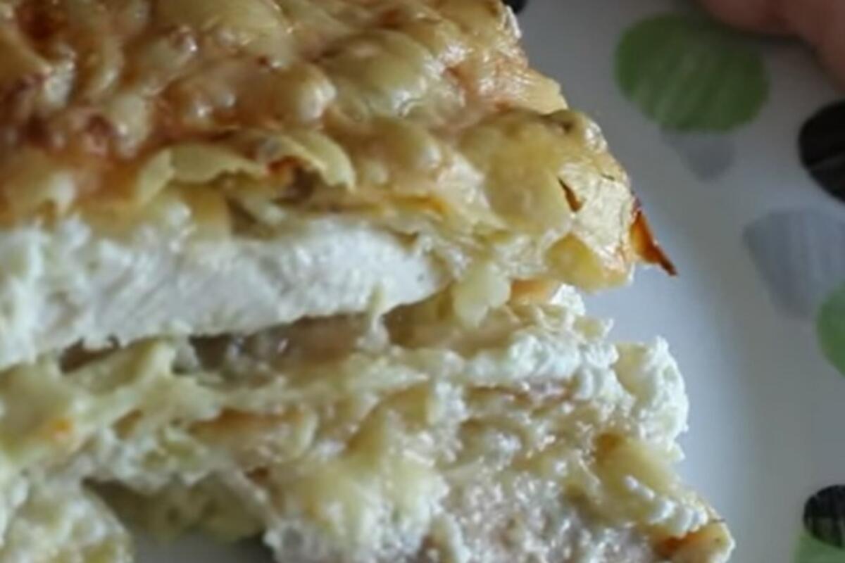 Recept za mlince sa piletinom i prelivom od dve vrste pavlake