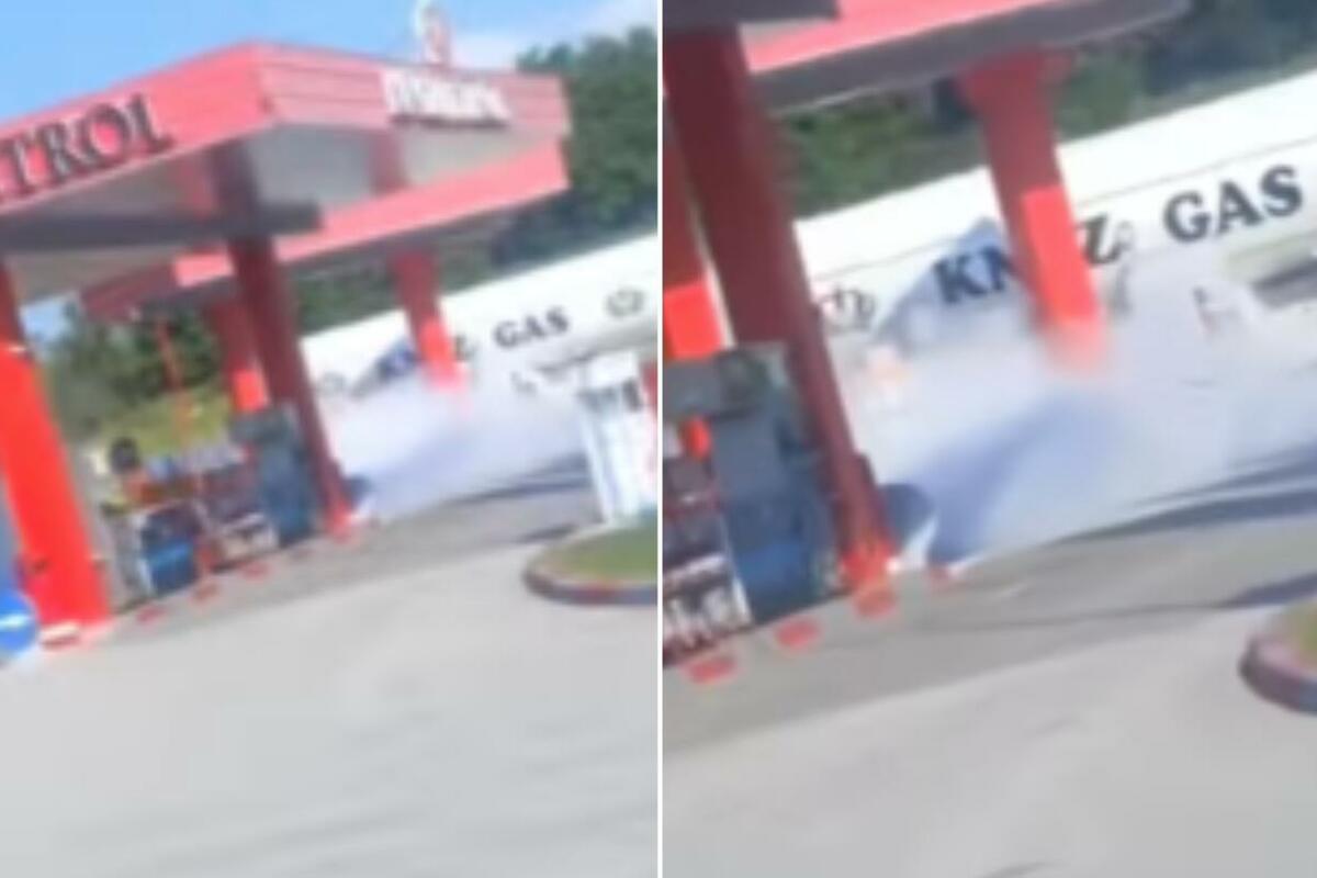 Hitna evakuacija građana, procureo gas na benzinskoj pumpi