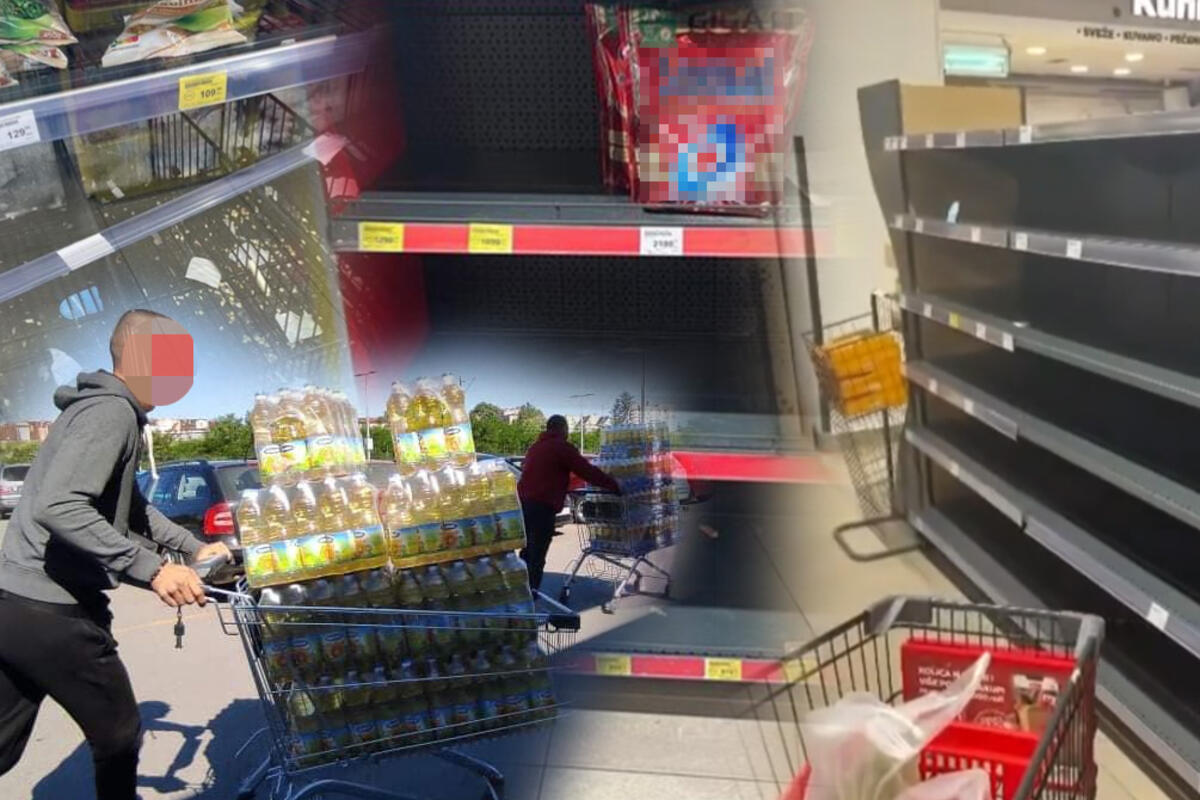 Opustošeni rafovi u Beogradu