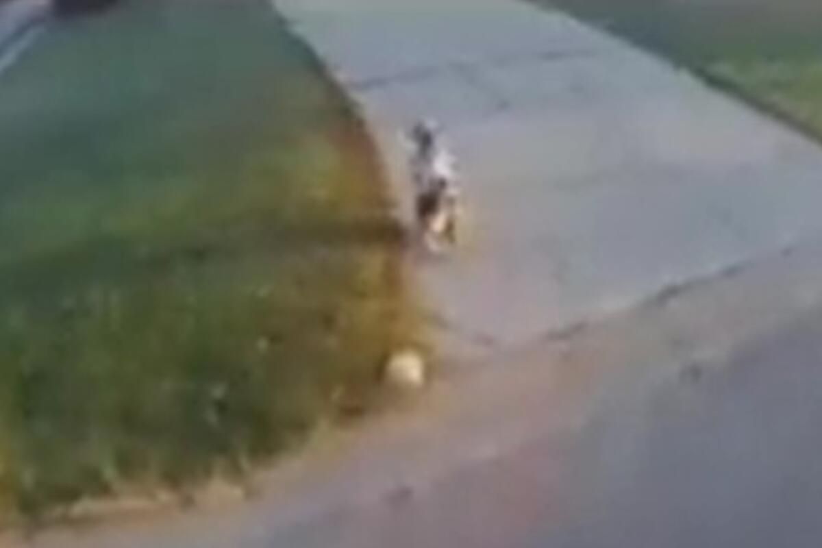 Lopov ostavio dete pored puta