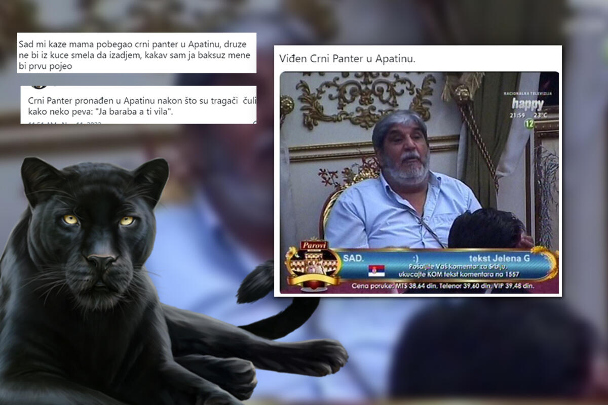 Na Tviteru pljušte komentari o crnom panteru