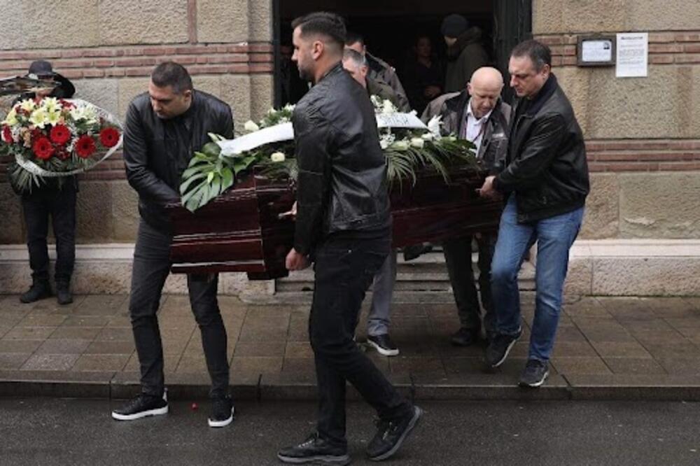 Povorka na sahrani Milana Radulovića Laće