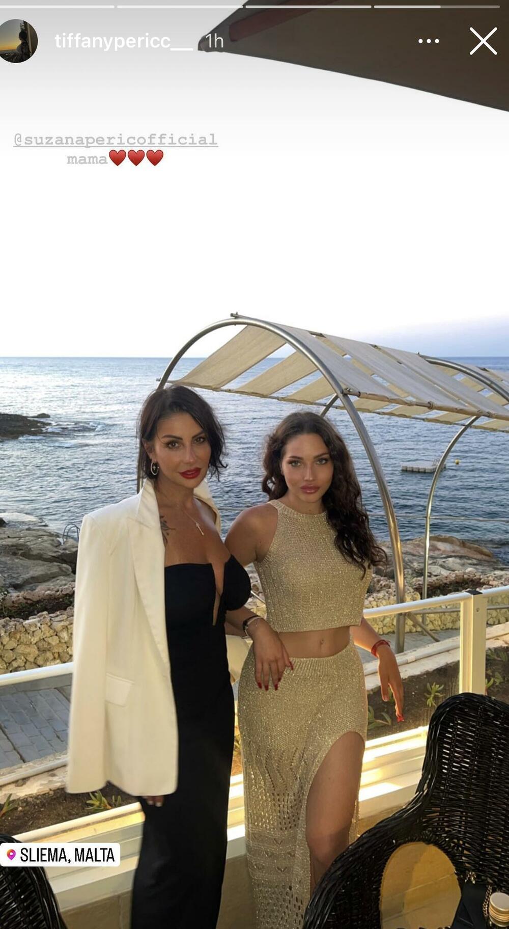 Tifani i Suzana Perić u elegantnim haljinama | Media