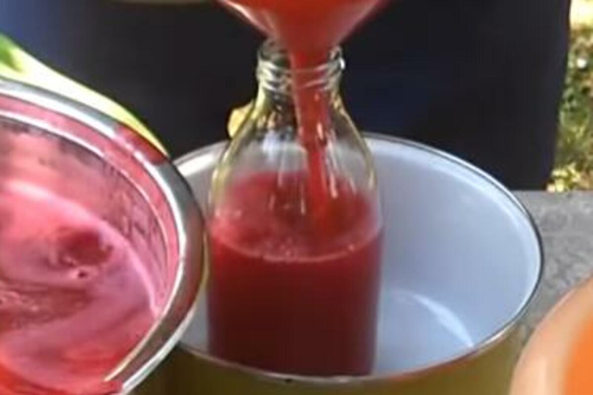 Domaći sok od maline