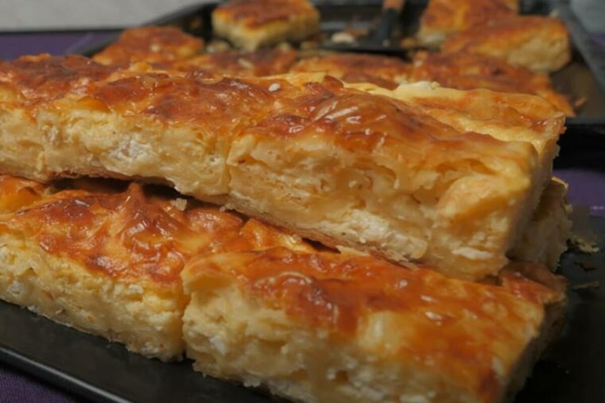 Recept za sočnu gibanicu sa sirom.