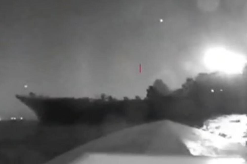 Snimak napada na ruski ratni brod