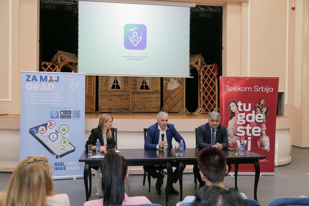 Digitalna platforma Telekoma Srbija „Za moj grad“