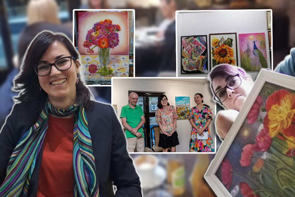 Mlada slikarka iz Beograda nudi slike na humanitarnim licitacijama