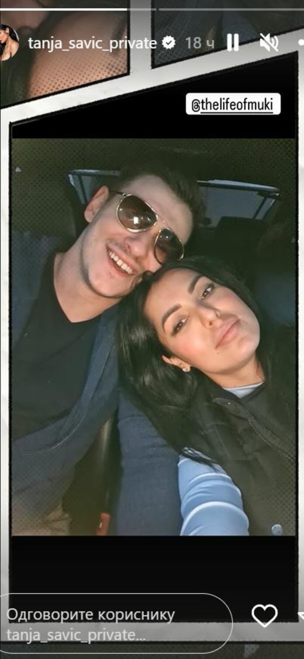 Nova slika Tanje Savić sa dečkom