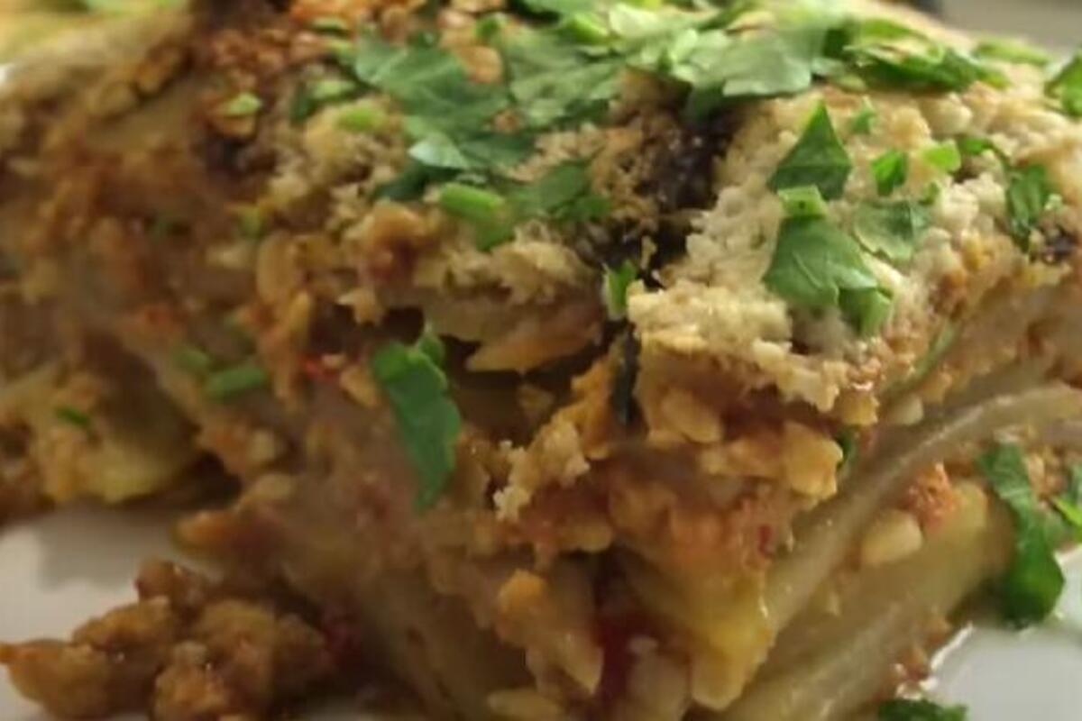 Najsočnija posna musaka sa tikvicama - recept starih domaćica