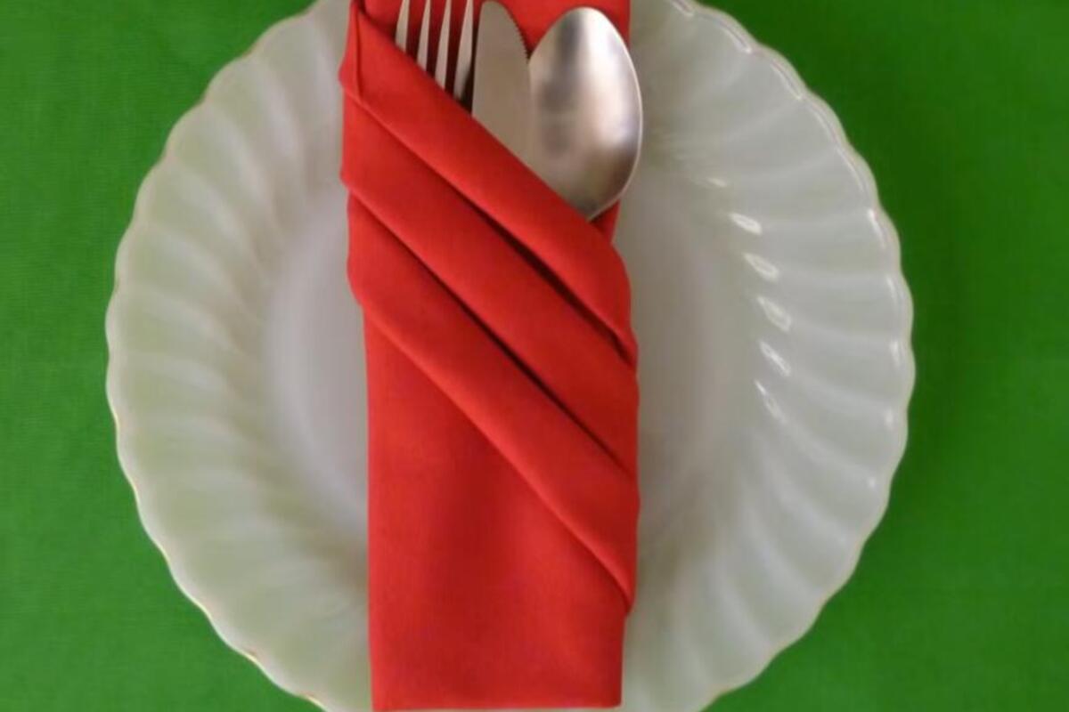 Kako saviti salvete za slavu?