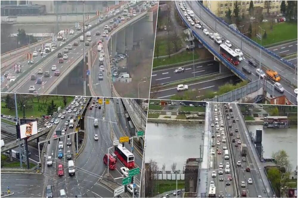 Gužve na beogradskim mostovima