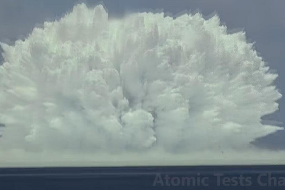 Eksplozija atomske bomba pod vodom iz 1958.