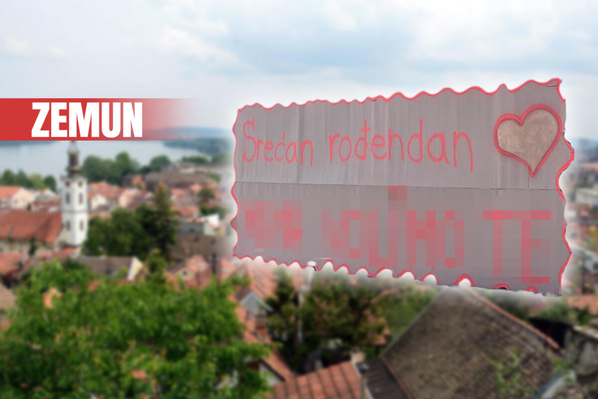 Zemunci čestitali rođendan najvažnijoj osobi u životu na originalan način