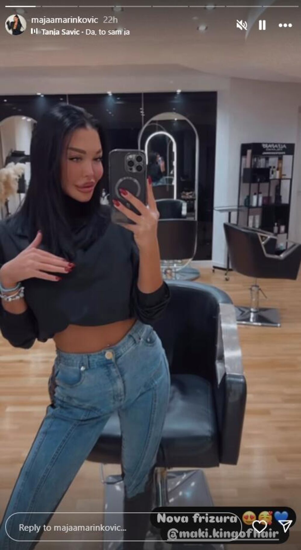 Maja Marinković ošišala kosu
