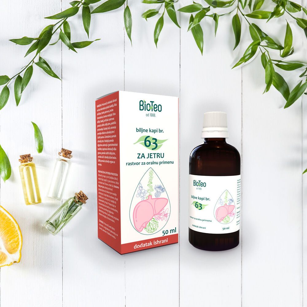 Biljne kapi za detoksikaciju jetre